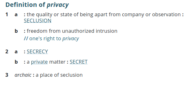 What is Privacy? – JKimmitt's thoughts on Cyber, Security, Privacy, and ...